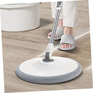 DOITOOL Disc Mop Cleaning Mop Window Glass Cleaner Household Cleaner Floor Dry Mop Cleaning Round Mop Round Mirror Floor Mop Wet Dry Mop for Floor Cleaning Floor Cleaning Mop to Rotate