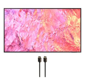 samsung qn50q60cafxza 50" qled 4k quantum hdr dual led smart tv with an austere 3s-4khd2-2.5m iii series 4k hdmi 2.5m cable (2023)