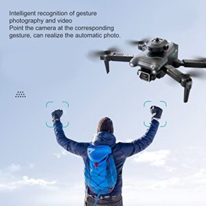 Mini WIFI RC Drone with 4K HD Dual Camera for Adults Kids, RC Helicopters Quadcopter with Position Hover, 360 Obstacle Avoidance, Speed Adjustment, Gesture recognition