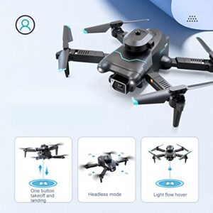 Mini WIFI RC Drone with 4K HD Dual Camera for Adults Kids, RC Helicopters Quadcopter with Position Hover, 360 Obstacle Avoidance, Speed Adjustment, Gesture recognition