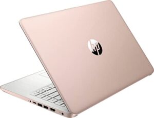 hp 14" chromebook for student and business, hd thin and light chromebook laptop, intel celeron n4120, 16gb ram, 192gb storage (64gb emmc+5ave 128gb flash memory), hdmi, wi-fi, chrome os, rose gold