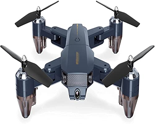 INDYAH Foldable 720P High-Definition Camera Drone,-Key Return to Home, Remote Control Aircraft with Real-Time Image Transmission Function/Denim Blue/30W