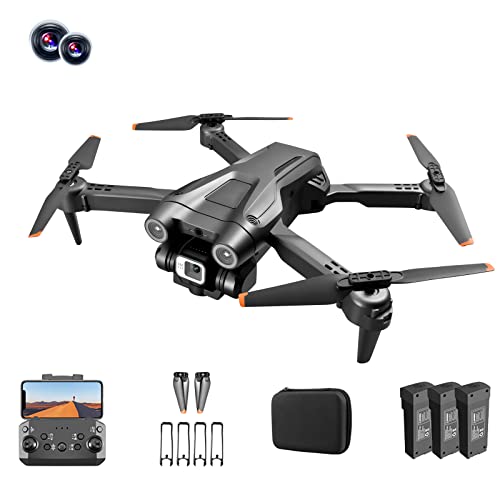 KEUVEN Z908 PRO Drones with Camera for Adults 4k,FPV Mini Drones with Carrying Case, 3Batteries,42 Mins Flight Time, Remote Control Toys Gifts for Boys Girls,Easy To Fly for Beginners (Black)