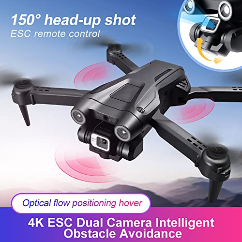 KEUVEN Z908 PRO Drones with Camera for Adults 4k,FPV Mini Drones with Carrying Case, 3Batteries,42 Mins Flight Time, Remote Control Toys Gifts for Boys Girls,Easy To Fly for Beginners (Black)