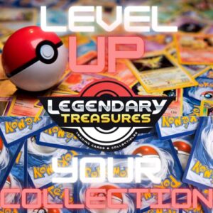 Legendary Treasures Limited Edition Golden Deck Box Bundle | 100+ Assorted Pokemon Cards | Guaranteed Gold Secret Rare + 2 Ultra Rares | 10 Holo Foils | 1 Trainer Gallery Card | 1 Radiant Rare