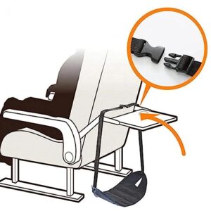 Airplane Travel Footrest Portable Foot Hammock for Long Flight Bus Train Office Home -Foot Rest Under Desk for Office Helps to Prevent Swelling and Soreness