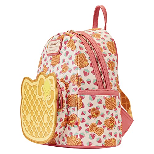 Loungefly Sanrio Hello Kitty Breakfast Waffle Mini Backpack, Orange, Standard