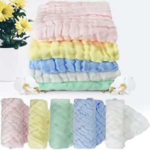 Muslin Cloths for Baby 5 Pack Burp Cloths Newborn Essentials 100% Cotton Organic Washable