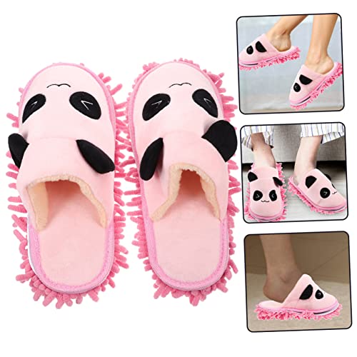 Lurrose 1 Pair Slippers Micro Fiber Mop Household Cleaner All-purpose Household Cleaners Home Mop Slippers Mopping Shoes for Floor Microfiber Mop Slippers Sweeping Slippers The Lazy