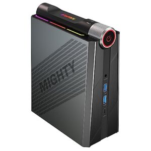 kamrui intel core i7-12650h mini gaming pc, 32gb ddr4 dual channel 512gb m.2 nvme ssd, mini tower pc windows 11 pro with 4k triple display, type c, wifi 6, bt 5.2, mini desktop computer for office