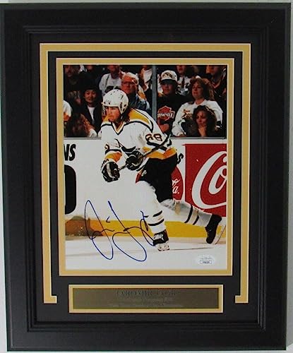 Jaromir Jagr Pittsburgh Penguins Signed/Autographed 8x10 Photo Framed JSA 161347 - Autographed NHL Photos