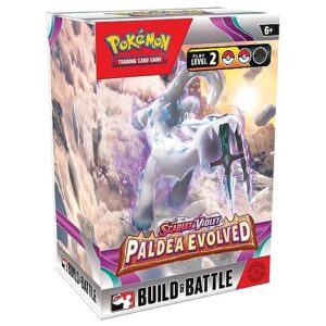 pokemon tcg: paldea evolved build & battle box (prerelease kit) - 4 packs, promos