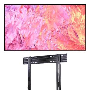 SAMSUNG QN85Q60CAFXZA 85 Inch QLED 4K Quantum HDR Dual LED Smart TV with a LL11-B1 Super Slim Fixed-Position Wall Mount for 40 Inch - 85 Inch TVs (2023)