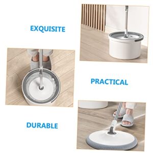 Hemoton Disc Mop Microfiber Cleaner Window Glass Cleaner Household Cleaner Floor Wet Mop Bucket Floor Mop Cleaning Mop Replacement Heads Dust Mop for Floor Cleaning Mop for Hardwood Glass