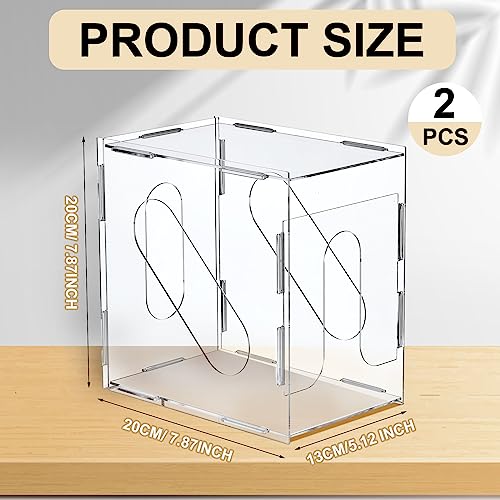 Sintuff 2 Pcs Breast Milk Storage Tower Clear Breast Milk Freezer Storage Organizer Reusable Breastmilk Storage Container Breastmilk Freezer Organizer Breastfeeding Essentials, Storing Freezing Milk