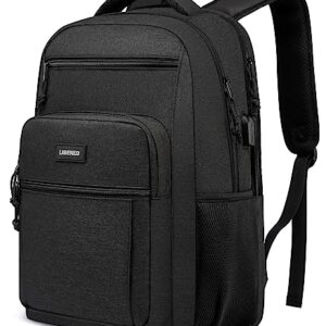 LIBENED Backpack for Women Men, School backpack for Teen, 15.6 inch Travel Laptop Backpack with USB Charging Port, Large Computer Bookbag with 2 Compartments, Ergonomic Straps