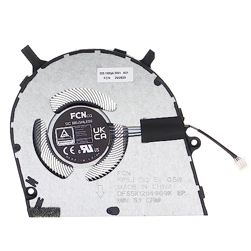 Replacement CPU Cooling Fan for Dell Inspiron 14 7425 7420 I7425-A266PBL-PUS 2-in-1 with Touch 2022 Model M4FMG FP5J 023.100QA.0001