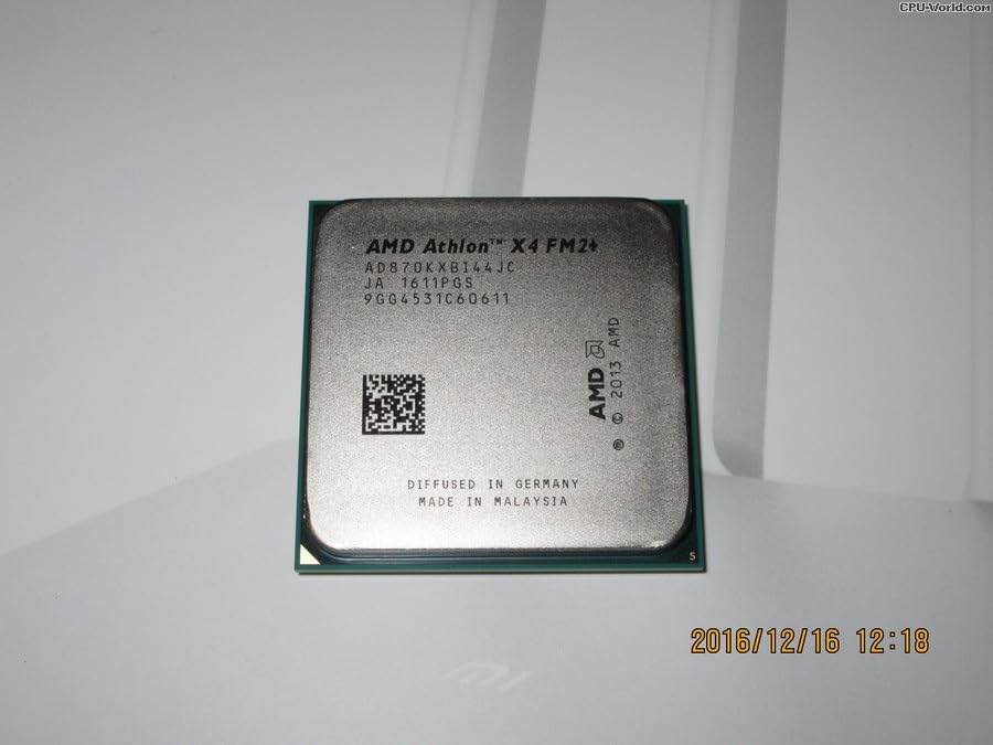 AMD Athlon X4 870K CPU Used 4-Core 4-Thread Desktop Processor 3.9 GHz 4M 95W Socket FM2+