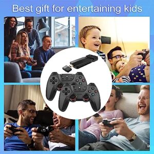 KZLVN 20000+ Games,Dual 2.4G Wireless Premium Controllers,Wireless Retro Game Console, Handheld Console, Plug and Play Video Game Stick, 9 emulators, 4K HDMI Output, Dual 2.4G Wireless Controllers