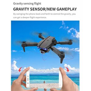 Rc Drones With Camera for Adults 2.4GHz Mini Drone with Dual 1080P Lens, Altitude Hold Headless Mode One Key Start Speed, Rc Quadcopter Plane Fpv Drone Remote Control Airplane Cool Stuff