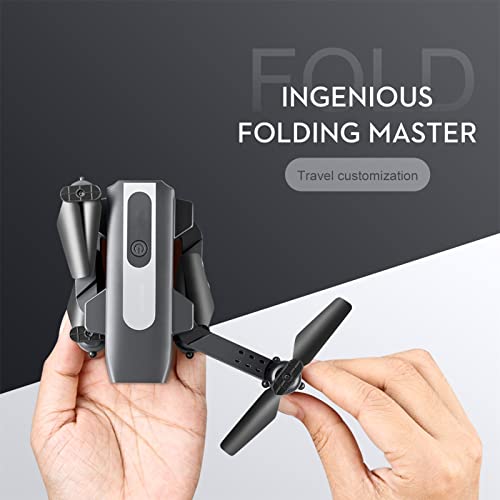 Rc Drones With Camera for Adults 4K Fpv Mini Drone with Altitude Hold Headless Mode One Key Start Speed Adjustment, VR 3D Experience, Rc Quadcopter for Beginners Cool Stuff (Black)