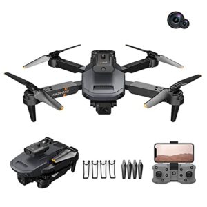 Mini Drone Rc Drones With Camera for Adults Fpv Drone with Four Sided Obstacle, Double 1080P Lens, Altitude Hold Headless Mode, Rc Quadcopter for Beginners Remote Control Airplane Cool Stuff