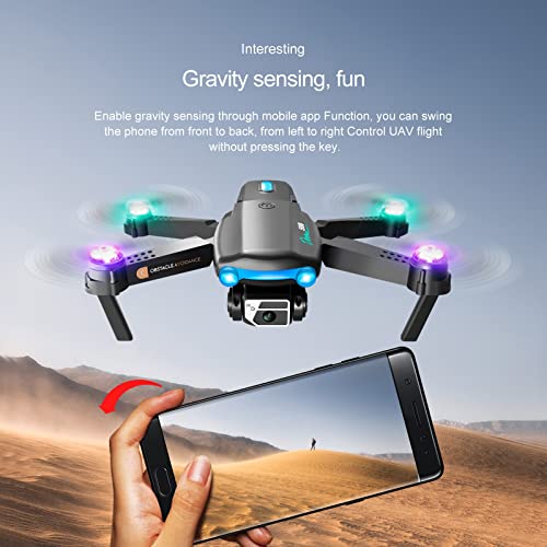 ZZKHGo Drone with Camera for Adults 4K - 4K HD FPV Camera Drones with Carrying Case, Foldable Remote Control Toys Small Drones for Kids, One Key Start, Altitude Hold, Headless Mode