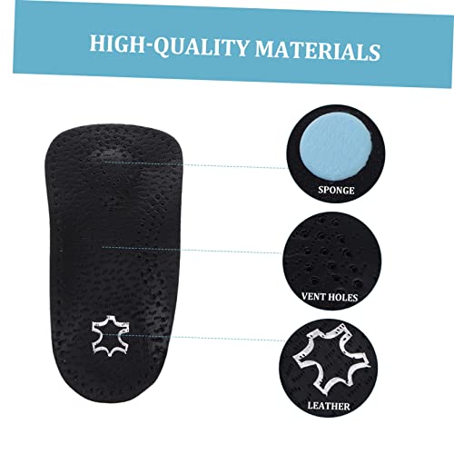 KOMBIUDA 1 Pair Non-Slip Half Pad High Heel Toe Pads Foot Pads for Heels Orthopedic Heels for Women Footchair Orthotics Plantar Fasciitis Flat Feet Arch Support Air Cushion Foot Chair Miss