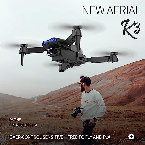 Elogoog Drone with 1080P Dual HD Camera - 2023 Upgradded RC Quadcopter for Adults and Kids, WiFi FPV RC Drone for Beginners Live Video HD Wide Angle RC Aircraft,