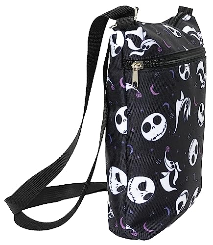 Disney Crossbody Bag Jack Skellington and Zero All Over Print Passport Travel