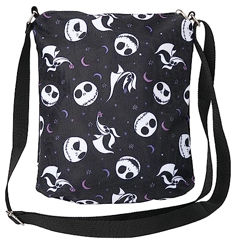 Disney Crossbody Bag Jack Skellington and Zero All Over Print Passport Travel