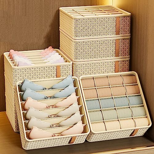 Ke1Clo Underwear and Socks Storage Box, Drawer Divider Sock Organizer Underwear Organizer for Storing Underwear/Socks/Briefs