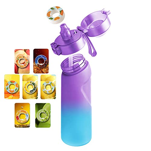 Suitable For air up water bottle with flavor pods,Water Bottle with Flavor Pods,Fruit Fragrance Water Bottle,Scent Water Cup,Sports Water Cup Suitable Outdoor Sports (Orange)