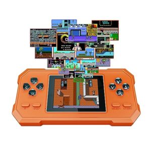 520 in 1 Retro Games Mini Game Consoles Handheld Retro Game Console - Crystal Press Buttons Rechargeable and Controller AV TV Output Gift for Kids and Adults (Retro Organge)