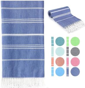 dolxico turkish beach towel oversized 39x71 turkish cotton sand free quick dry towel xl turkish towel beach blanket light bath pool travel towel beach towels for adults beach gifts beach accessories