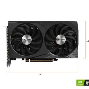 Gigabyte GeForce RTX 3060 Gaming OC 8G (rev. 2.0) Graphics Card, 2X WINDFORCE Fans, 8GB 128-bit GDDR6, GV-N3060GAMING OC-8GD REV2.0 Video Card