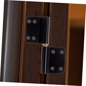 Hinges 4pcs Door Hinge Black Cabinet Hinges Black Hinges Exterior Barn Hinge for Door Interior Replacement Residential Door Hinge Metal Door Hinge Door Hinge Black