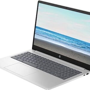 HP 2023 Newest Chromebook 15.6" HD Laptop, Intel Quad-Core N200(> N6000), 8GB LPDDR5 RAM, 128GB Storage(64GB eMMC+64GB Micro SD), Full Size Keyboard, Webcam, WiFi 6, Fast Charge, Chrome OS