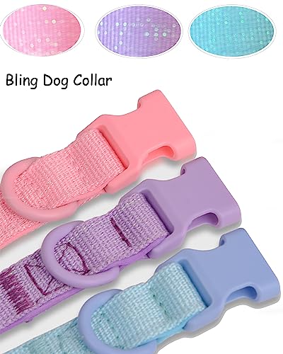 Aecllcea Airtag Holder Dog Collar for Small Medium Large, Airtag Dog Collar Holder Waterproof, Soft Padded Dog Collars with TPU Air Tag Device, Air Tag Dog Collar Waterproof. (M, Pink)