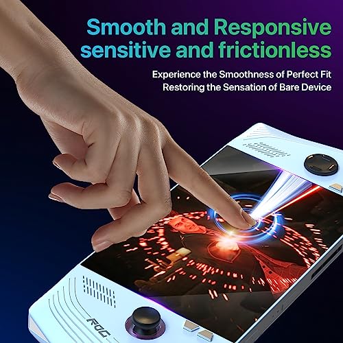 soonjet Screen Protector for ASUS ROG Ally, ANTI-REFLECTION Transparent Anti-Scratch Screen Protector for ROG Ally Handheld 2023, Ultra HD, Anti-Fingerprint, Bubble Free Film