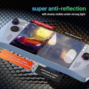 soonjet Screen Protector for ASUS ROG Ally, ANTI-REFLECTION Transparent Anti-Scratch Screen Protector for ROG Ally Handheld 2023, Ultra HD, Anti-Fingerprint, Bubble Free Film