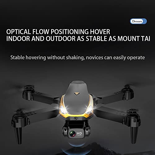 Mini Drone 1080P HD Foldable Dual Camera Drone, 2.4GHz WiFi Quadcopters with Remote Control, 3-level Flight Speed, One Key Start Speed Adjustment, Toys Gifts for Adults & Kids