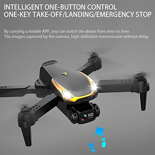 Mini Drone 1080P HD Foldable Dual Camera Drone, 2.4GHz WiFi Quadcopters with Remote Control, 3-level Flight Speed, One Key Start Speed Adjustment, Toys Gifts for Adults & Kids