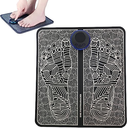 HAEYONME Electric Foot Massage Pad Convenient Massage to Relax feet，Folding Portable Foot Relaxation with USB