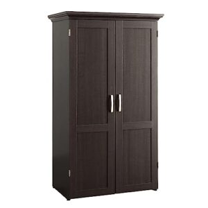 sauder miscellaneous storage craft & sewing armoire, l: 35.12" x w: 21.81" x h: 61.58", dakota oak