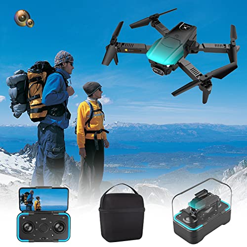 Mini Drones with Camera for Adults 1080P Foldable Drones for Kids with 4 Channel 3-level Flight Speed Altitude Hold Headless Mode Fpv Drone Rc Plane Helicopters Cool Stuff Birthday Gifts