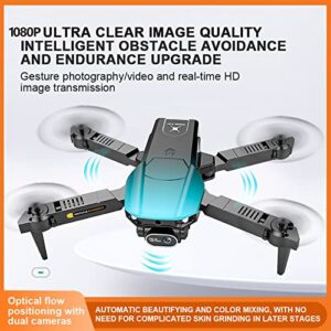 Mini Drones with Camera for Adults 1080P Foldable Drones for Kids with 4 Channel 3-level Flight Speed Altitude Hold Headless Mode Fpv Drone Rc Plane Helicopters Cool Stuff Birthday Gifts