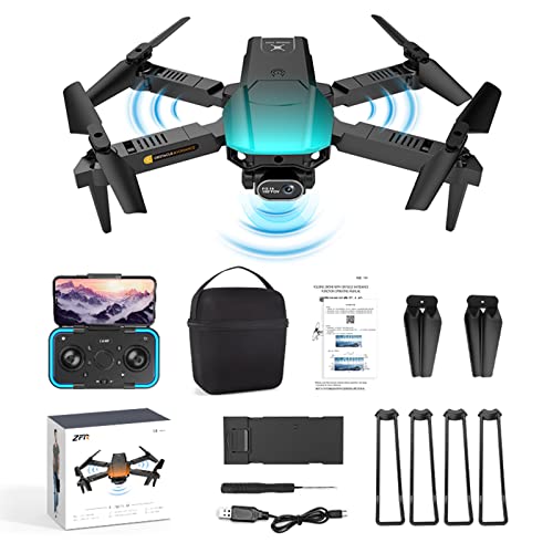 Mini Drones with Camera for Adults 1080P Foldable Drones for Kids with 4 Channel 3-level Flight Speed Altitude Hold Headless Mode Fpv Drone Rc Plane Helicopters Cool Stuff Birthday Gifts