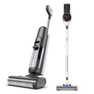 tineco floor one s5 pro 2 cordless wet dry vacuum smart hardwood floor cleaner & tineco pure one s15 essentials smart cordless vacuum cleaner