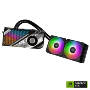 ASUS ROG Strix LC NVIDIA GeForce RTX™ 4090 Gaming Graphics Card (PCIe® 4.0, 24GB GDDR6X, HDMI® 2.1, DisplayPort™ 1.4a, Full-Coverage Cold Plate, 240 mm Radiator, 560 mm tubing)